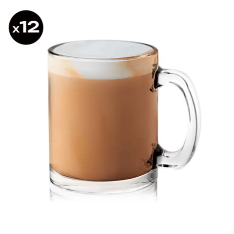 Latte Macchiato 350 Borgonovo Set 12 Tazas De Vidrio