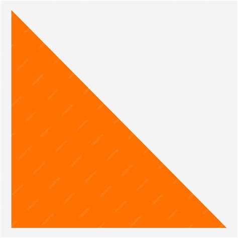 Premium Vector Geometric Shape Right Triangle