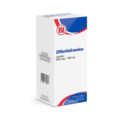 Difenhidramina 250 Mg Solucion 120 Ml Etrueba