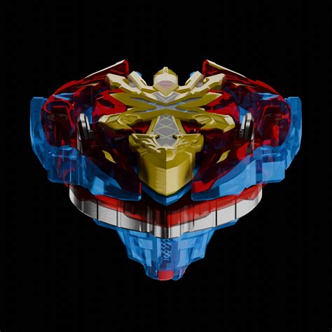 Archivo 3d Xeno Xcalibur Xcalius X2 Beyblade Burst Dual Layer 🎠