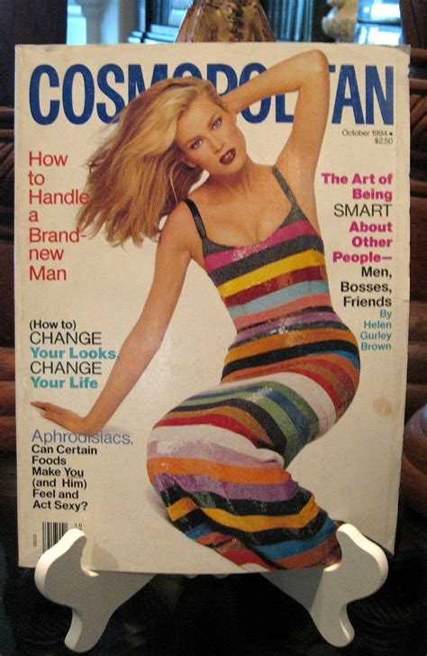 Vintage October 1994 Cosmopolitan Magazine Meghan Douglas Etsy In