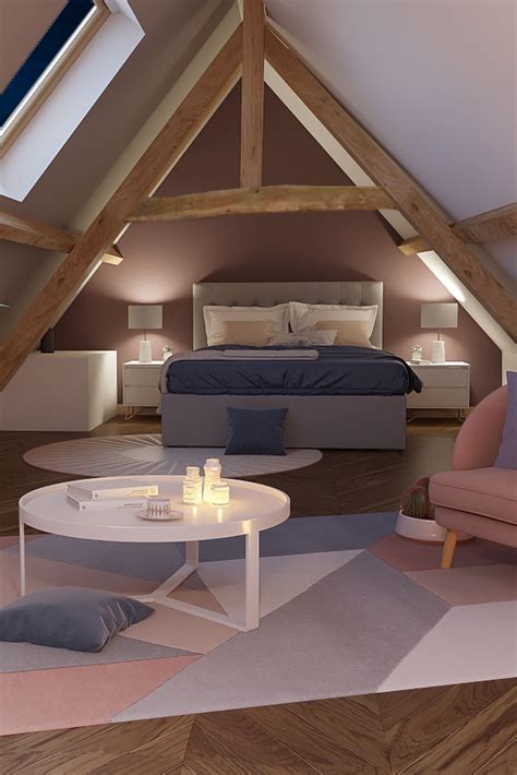 Découvrez comment aménager et décorer une chambre sous les combles