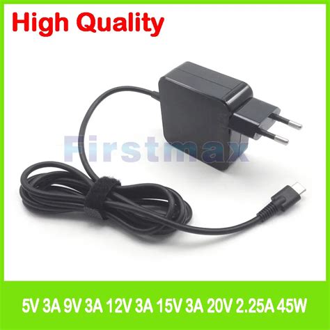 45W USB C Type C Ac Power Adaper Laptop Charger For Acer Aspire Switch