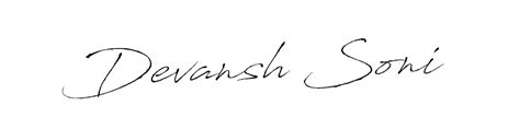 91 Devansh Soni Name Signature Style Ideas Great Electronic Signatures