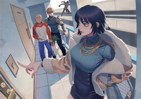 Speed Of Sound Sonic Genos Fubuki Onepunch Man Saitama