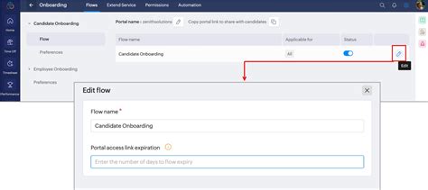 Candidate Onboarding Flow