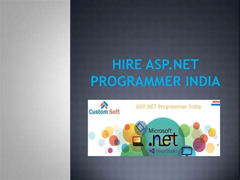 PPT Hire ASP NET Programmer India PowerPoint Presentation Free