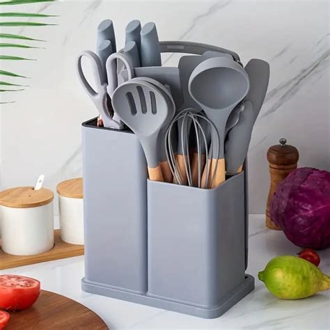 42 Off On 19 Piece Silicone Utensil Set Onedayonly