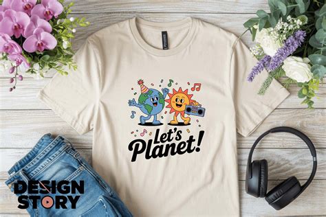 Cute Lets Planet Earth Sun Png Graphic By Design Story · Creative Fabrica
