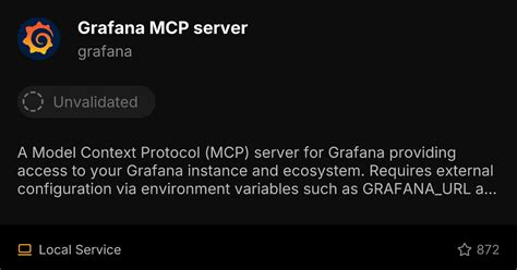 Grafana Mcp 服务器 Mcp Servers · Lobehub