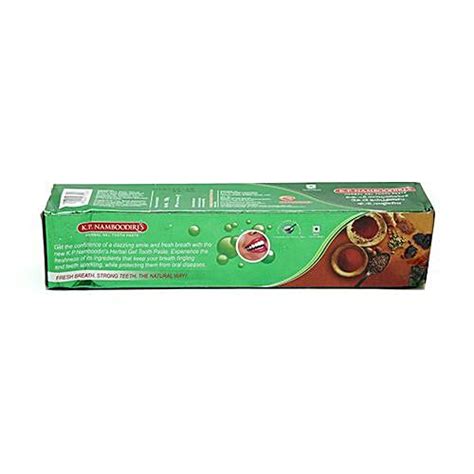 Buy Kp Namboodiris Tooth Paste Herbal Gel 150 Gm Online At Best Price