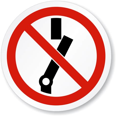 ISO Do Not Switch Sign SKU IS 1058