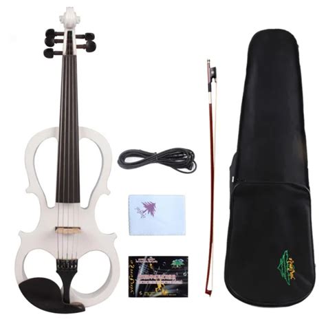 5 String Electric Violin 44 Silent Solid Wood Ebony Fittings Violin