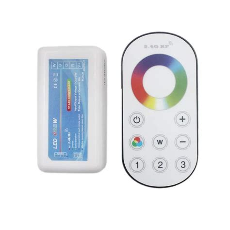 2 4g Led Rgbw Controller Dc12 24v Touch Screen Rf Wireless Remote