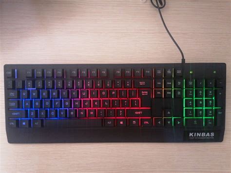 Kinbas Rgb Gaming Keyboard Wired Computers And Tech Parts And Accessories