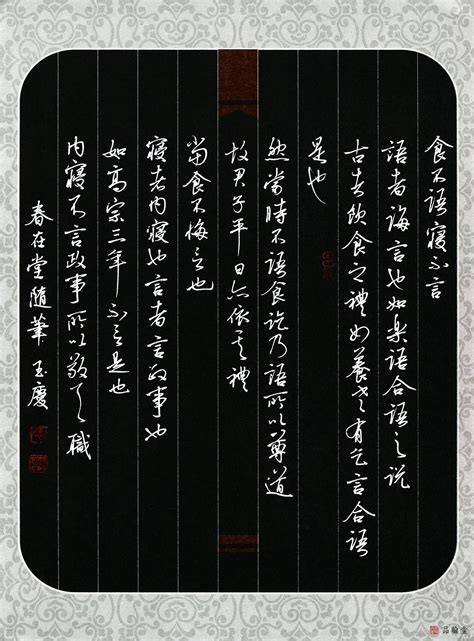 唐玉庆 硬笔行书 春在堂随笔 中国硬笔书法在线 硬笔书法作品欣赏