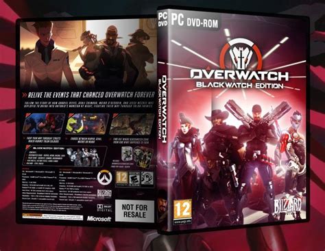 Overwatch Blackwatch Edition Box Art Cover Overwatch Box Art Cover