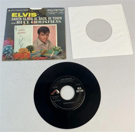 Lot Vintage 1960s Elvis Presley Christmas Santa Claus Is Back In