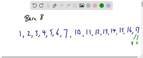 Solved List The First Twenty Counting Numbers In The Indicated Base