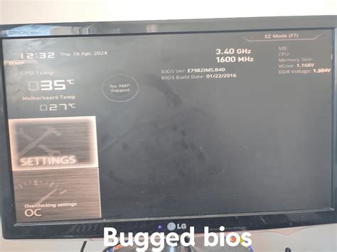 Weird Bios Bug Showing When Booting Pc Rpcmasterrace