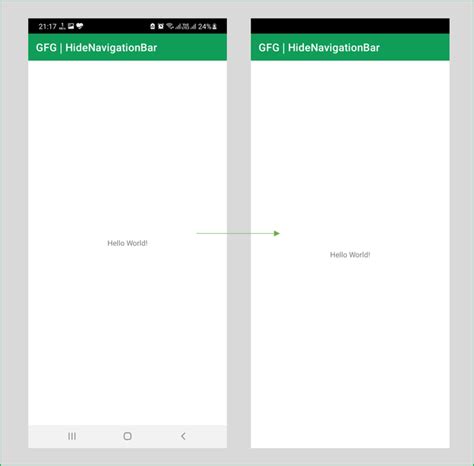 如何在 Android 中隐藏导航栏 码农参考