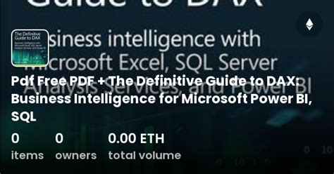 pdf free pdf the definitive guide to dax business intelligence for