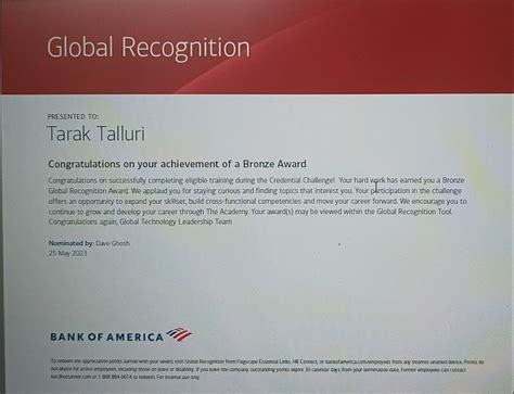 Tarak Pavan Phani Satya Talluri On Linkedin Received Recognition Award 😀