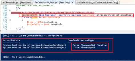 How Can We Get Configured Default Sign In Method Using Get Mguserauthenticationmethod In