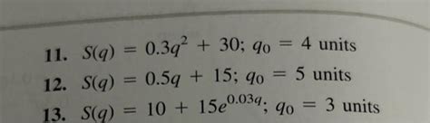 solved producers surplus in exercises 11 through 14 p s q