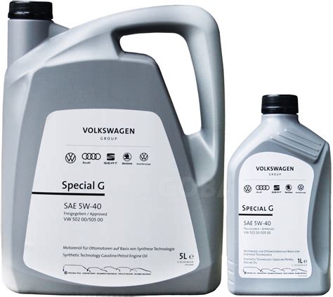 Oryginalny Olej VW Special G 5W40 502/505 6L - 9510254354 - oficjalne ...