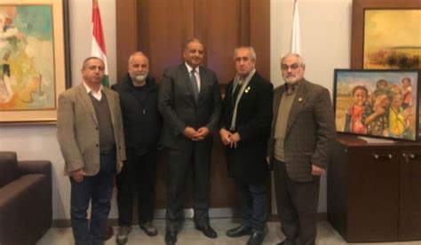 الوكالة الوطنية للإعلام المرتضى عرض مع وفد ثقافي التحضير لاطلاق
