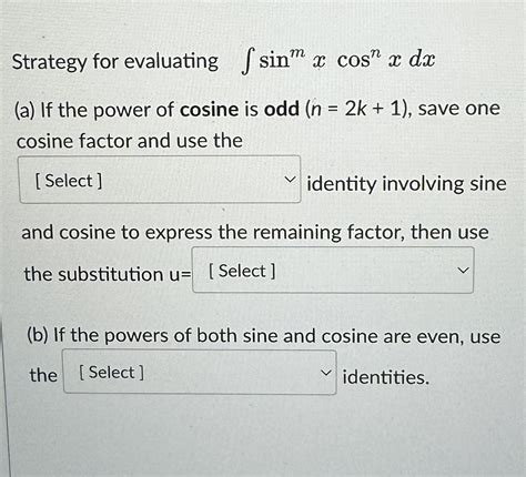 Solved Show All Worka ﻿half Angle Or Pythagoreancosine Or