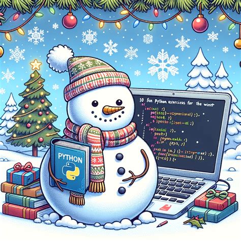 Frosty The Code Man 10 Fun Python Exercises For The Winter Season By
