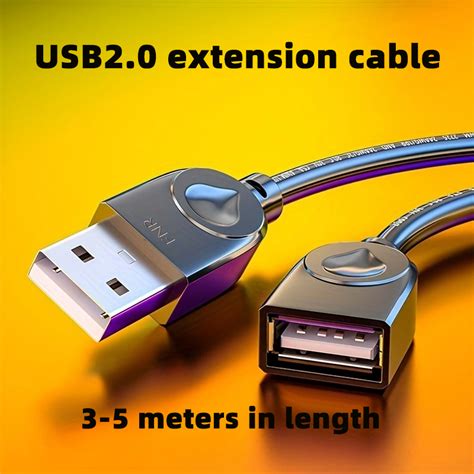 Usb2 0 Male To Female Extension Cable 3m 5m For Hard Disk Printer Usb Flash Mouse Keyboard
