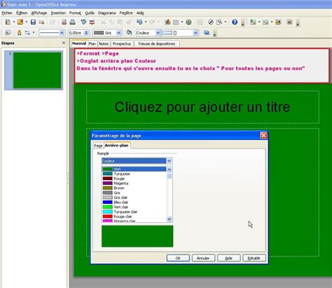 Comment Faire Le Remplissage D Un Fond Sur Open Office Forum LibreOffice OpenOffice