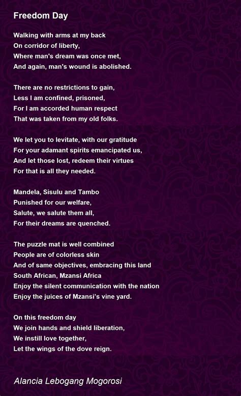 Short Poem On Freedom Fighters In English