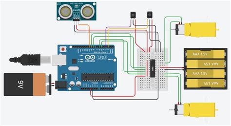 Ардуино робот схема