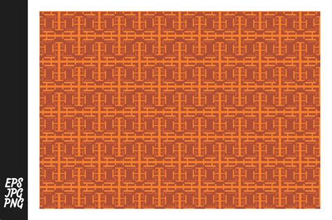 Orange Pattern Graphic By Arief Sapta Adjie Ii · Creative Fabrica