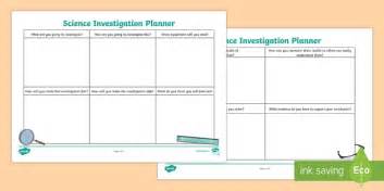 Science Investigation Recording Sheet