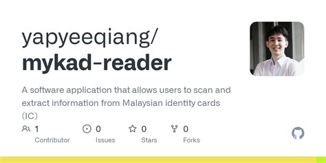 GitHub Yapyeeqiang Mykad Reader A Software Application That Allows
