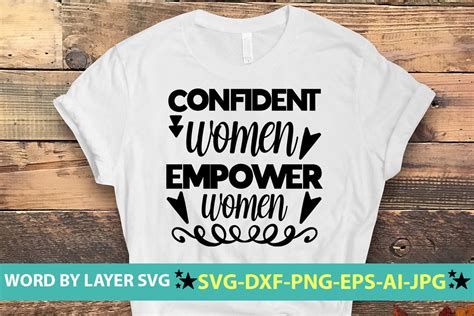 Confident Women Empower Women Svg Graphic By Nzgraphic · Creative Fabrica