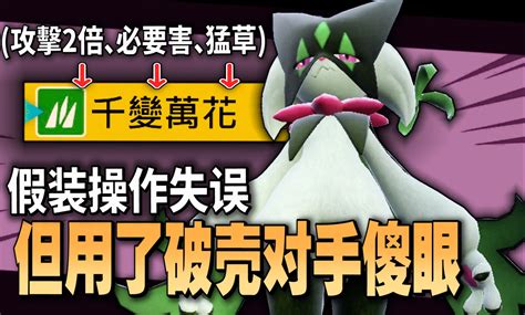 对手以为我操作失误，实际上让草喵能仿效「破壳」的有趣combo 魔幻假面喵【宝可梦 朱紫】 米糕migao 米糕migao 哔哩哔哩视频