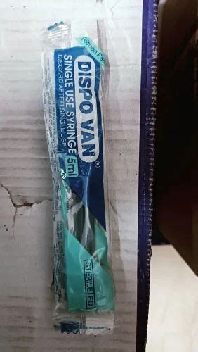 Plastic Dispo Van Ml Syringe At Rs Box In Gwalior ID