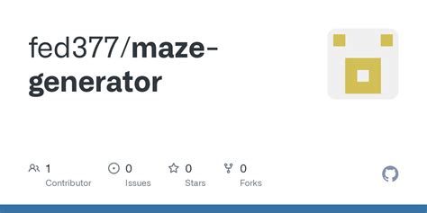 Github Fedqqmaze Generator