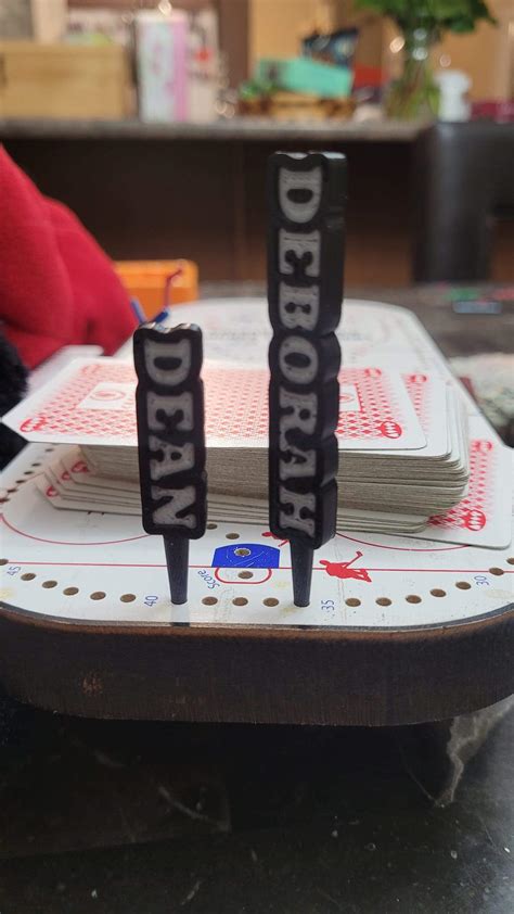 Personalized Cribbage Pegs Any Name Or Word Punchy Creations