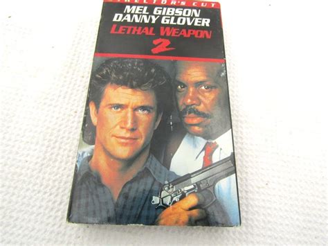 Lethal Weapon 2 Vhs Directors Cut Movie Video Mel Gibson Danny Glover £