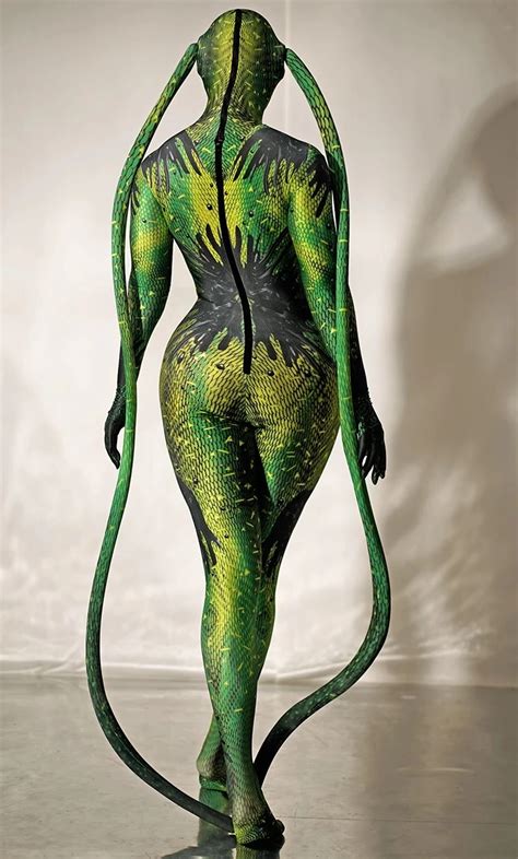 Halloween Horror Fly Tentacles Alien Cosplay Stage Costume