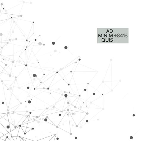 Premium Vector Network Technology Background Abstract Polygonal With Connecting Dots And Lines