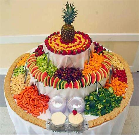 Presentación Brutal Mesas De Frutas Arreglos De Frutas Buffet De Fruta