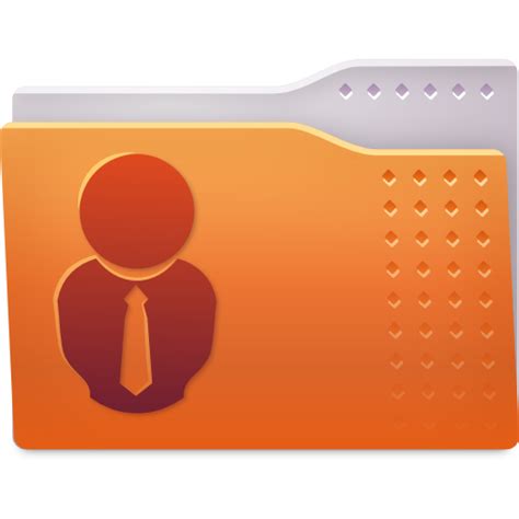Places Folder Costumers Icon FS Ubuntu Iconpack Franksouza